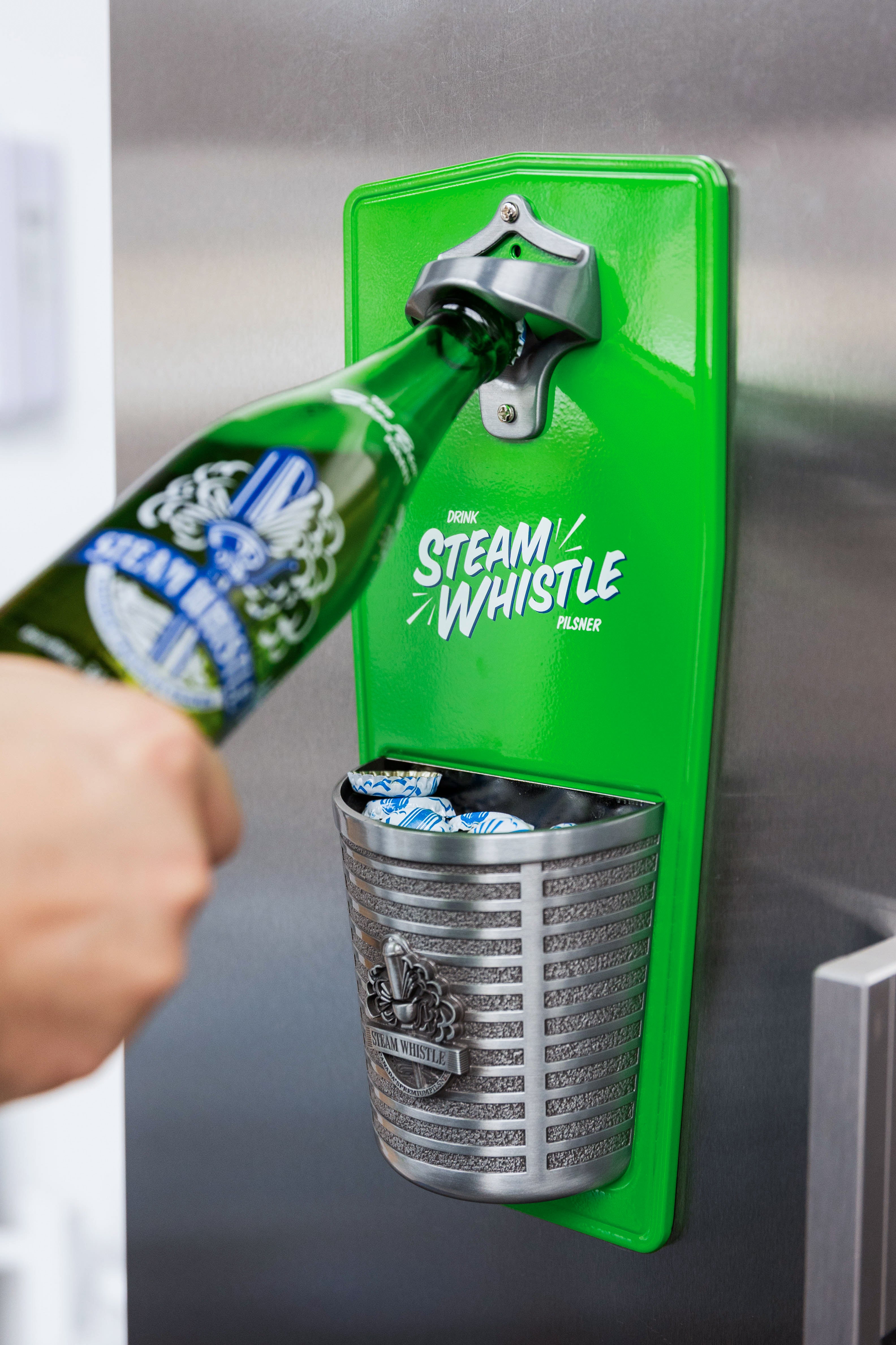 The Steam Whistle Wall Mounted Opener Is Back! – Steam Whistle Brewing